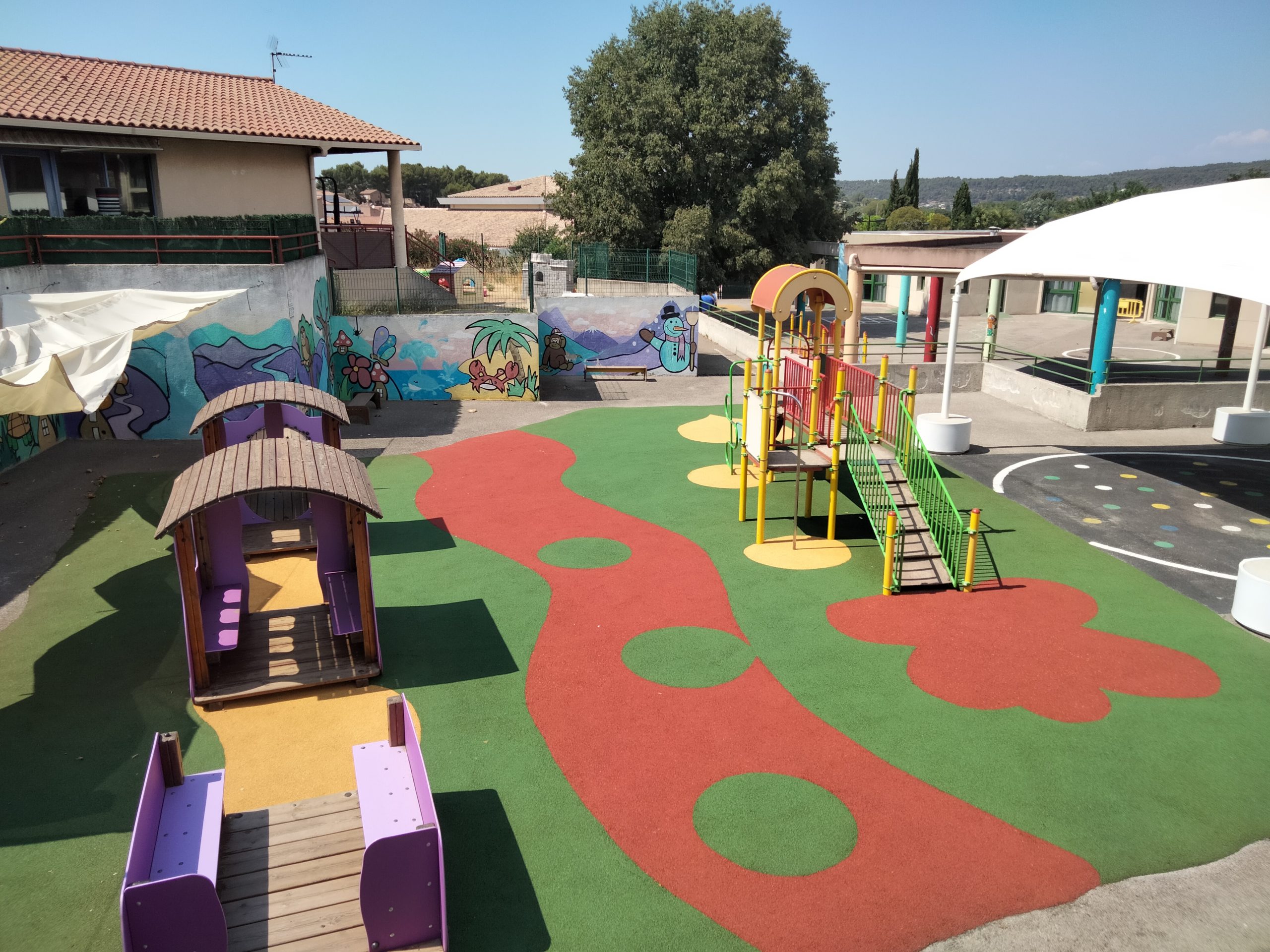 Travaux - Retour en images - Village de Simiane-Collongue